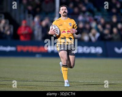 Barnet. United Kingdom. 24 January 2026. Gallagher Prem Rugby. Saracens ...