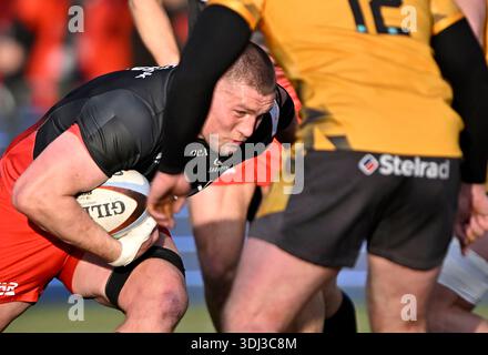 Barnet. United Kingdom. 24 January 2026. Gallagher Prem Rugby. Saracens ...