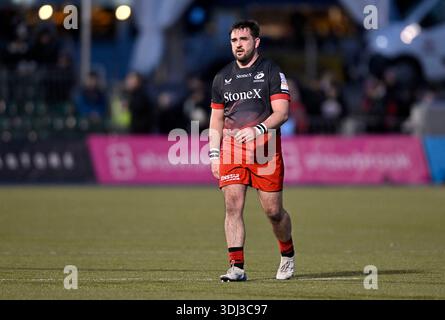 Barnet. United Kingdom. 24 January 2026. Gallagher Prem Rugby. Saracens ...
