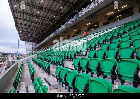 General view of the newly constructed stand at Dexcom Stadium prior the ...