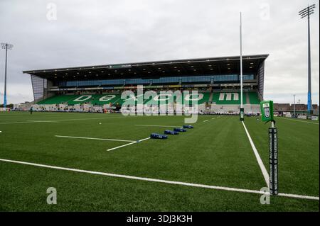 General view of the newly constructed stand at Dexcom Stadium prior the ...