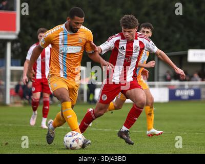 BRACKLEY, ENGLAND - JANUARY 24: Reiss McNally of Hartlepool United ...