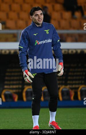 Christos Mandas (SS Lazio) pre-match warm-up during US Lecce vs SS ...
