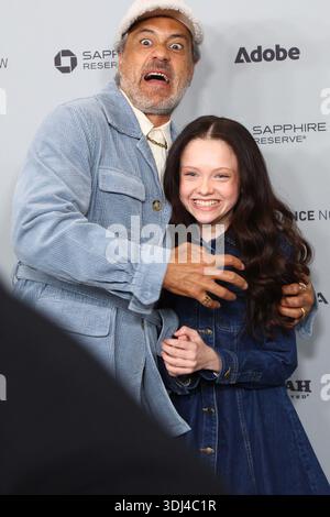 Ut. 24th Jan, 2026. Taika Waititi, Iona Bell at arrivals for FING ...