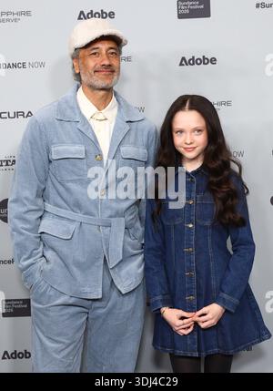 Taika Waititi, Iona Bell at arrivals for FING! Premiere at the Sundance ...