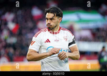 Seville, Spain. 24 january, 2026. Akor Adams (Sevilla FC) during LaLiga ...