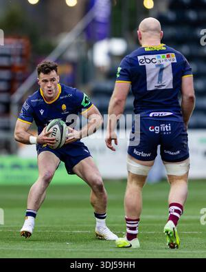Worcester, England, 24 January 2026 Jack Davies and Hartpury team mates ...
