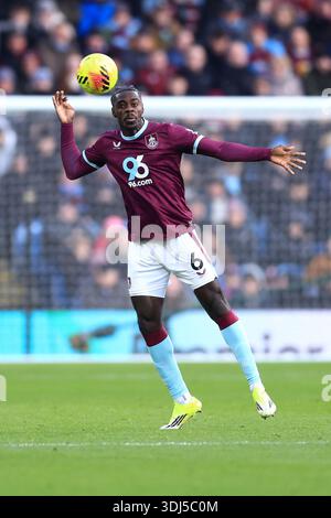 Burnley, England, 24th January 2026. Marcus Edwards of Burnley looks on ...