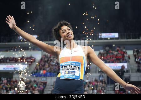 Leichtathletik, ISTAF indoof Düsseldorf 2026, Indoormeeting Duesseldorf ...