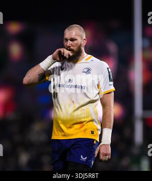 Galway, Ireland. 24th January, 2026. Connacht's Harry West prior to the ...