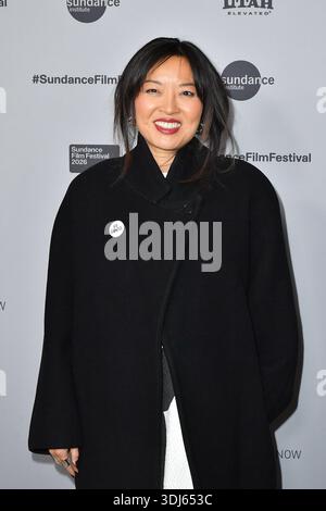 Cathy Yan attends "The Gallerist" Premiere during the 2026 Sundance ...