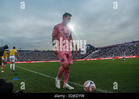 Lima, Peru - January 24: Lionel Messi of Inter Miami during the Noche ...