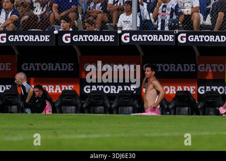 Lima, Peru - January 24: Lionel Messi of Inter Miami during the Noche ...