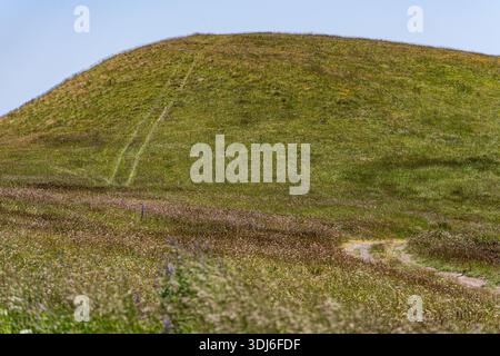 Rural road on the mount slope Stock Photo - Alamy