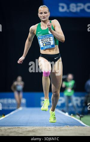 DÜSSELDORF, GERMANY - JANUARY 24: Long jumper Malaika Mihambo (GER) not ...