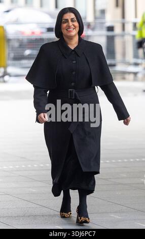 London, UK. 25th Jan 2026 Home Secretary, Shabana Mahmood, leaves after ...