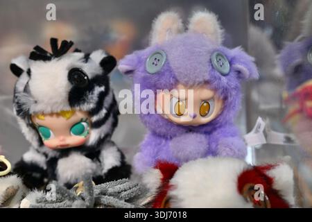 The LABUBU dolls display at the POP MART store on January 23, 2026 in ...