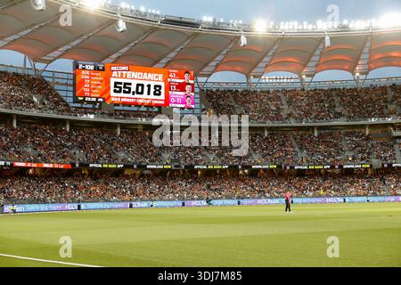 25th January 2026; Optus Stadium, Perth, Western Australia, Australia ...