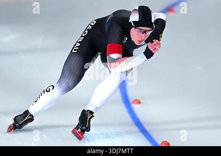 25 January 2026, Bavaria, Inzell: Speed skating: World Cup, 500 m ...