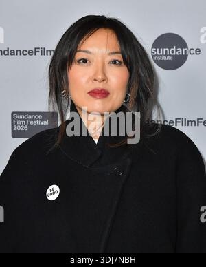 Cathy Yan attends "The Gallerist" Premiere during the 2026 Sundance ...