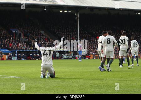 25th January 2026; Selhurst Park, Selhurst, London, England; Premier ...