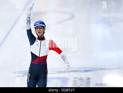 25 January 2026, Bavaria, Inzell: Speed skating: World Cup, mass start ...