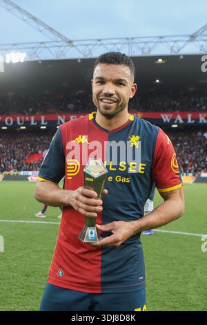 Genoa, Italy. 25th Jan, 2026. GENOA'S CELEBRATION AFTER THE FIRST SCORE ...