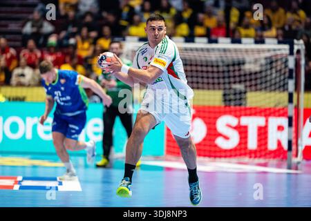 Malmo, Sweden. 25th of January, 2026. Mate Onodi-Janoskuti (71) of ...