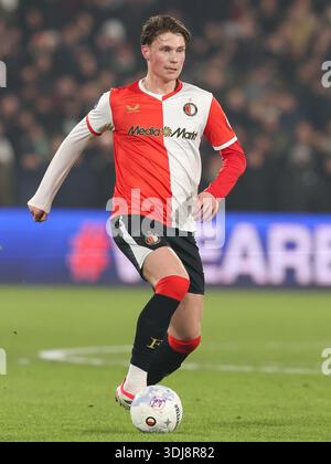 Rotterdam - Thijs Kraaijeveld of Feyenoord during the twentieth ...
