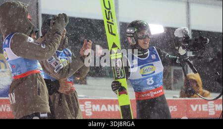 25 January 2026, Bavaria, Oberstdorf: Nordic skiing/ski jumping: World ...
