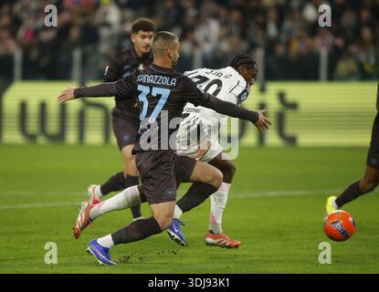Jonathan David of Juventus FC scoring a goal during the Italian Serie A ...