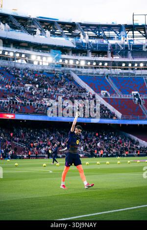 FC Barcelona player (13) Joan Garcia, goalkeeper of FC Barcelona during ...