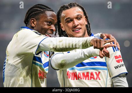 Diego MOREIRA of Strasbourg during the French championship Ligue 1 ...
