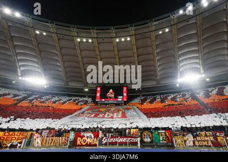 Rome, Italy, 25 January, 2026. Zeki Celik, of Roma, in action during ...