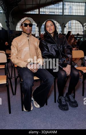 Pharrell Williams and Helen Williams attend SACAI Fall/Winter 2026-2027 ...