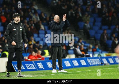 San Sebastian, Spain. 25th Jan, 2026. Pellegrino Matarazzo (Sociedad ...