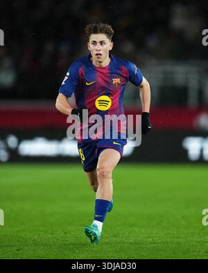 Fermin Lopez of FC BarcelonaMarc Bernal of FC Barcelona during the La ...