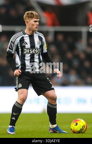 Lewis Hall Of Newcastle United during the Newcastle United v Aston ...