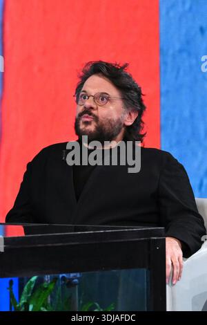 Milan, TV show "Che Tempo Che Fa" - Nove. Pictured: Fabio Fazio, Walter ...