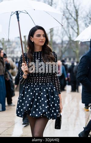 Kelly Piquet attends the Patou Menswear Fall/Winter 2026-2027 show as ...
