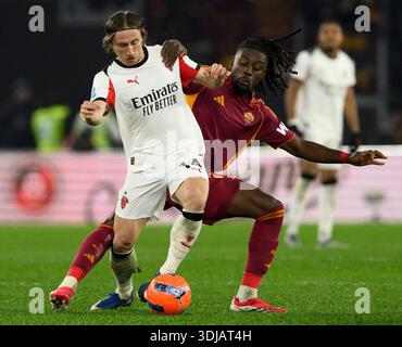 Luka Modric of AC Milan during the serie A Enilive match between AS ...