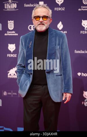 Pontevedra, Spain. 24th Jan, 2026. Yolanda Díaz attends the red carpet ...