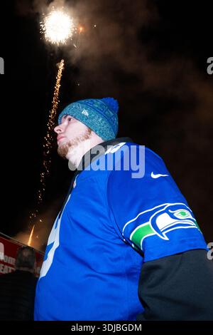 Seattle, USA. 25th Jan 2026. Die hard fans without tickets outside ...