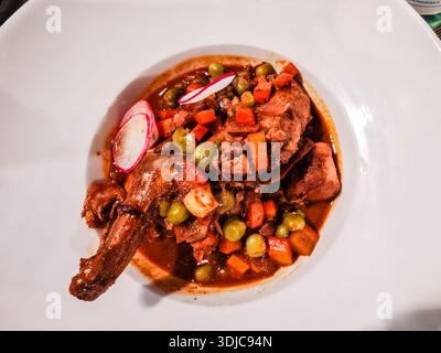 Maltese-style rabbit stew, Valletta, Republic of Malta, Europe Stock ...