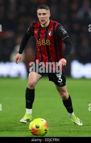 Bournemouth, England, 24th January 2026. David Brooks of Bournemouth ...