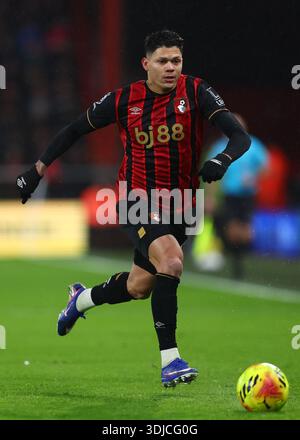 Bournemouth, England, 24th January 2026. Ryan Gravenberch of Liverpool ...