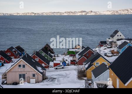 Nuuk, Greenland 20260125. Old Nuuk in Greenland's capital Nuuk, Sunday ...