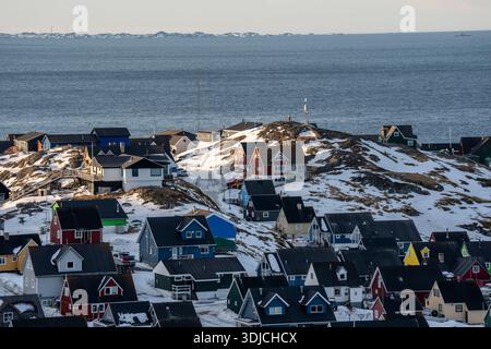 Nuuk, Greenland 20260125. Old Nuuk in Greenland's capital Nuuk, Sunday ...