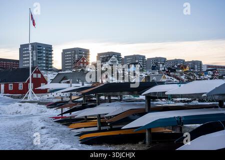 Nuuk, Greenland 20260125. Old Nuuk in Greenland's capital Nuuk, Sunday ...