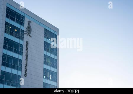 Nuuk, Greenland 20260125. The Bank of Greenland in Greenland's capital ...
